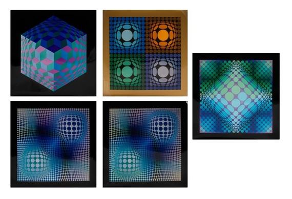 Victor Vasarely | Victor Vasarely Editions du Griffon Prints, 5 (1974 ...