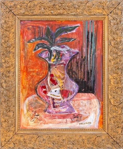 Joan Hyde Shapiro | Joan Shapiro Abstract Still Life Oil on Panel ...