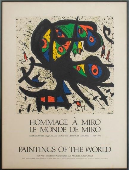 Joan Miró | After Joan Miro Exhibition Poster (Circa 1970) | MutualArt