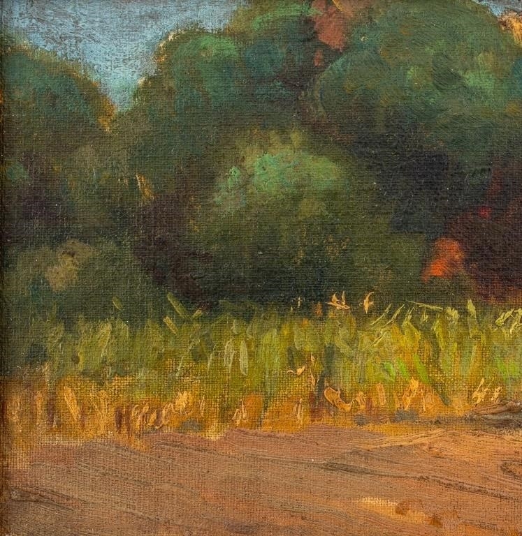 Charles S. Ward | Charles S. Ward Farm with Red Barn Oil on Board (Late ...