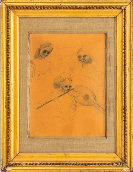 Leonardo da Vinci | Leonardo da Vinci Style Study Ink on Paper | MutualArt