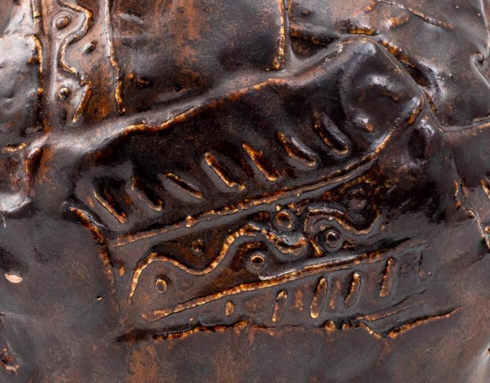 Louis Mendez | Louis Mendez Studio Art Pottery Figural Pitcher | MutualArt