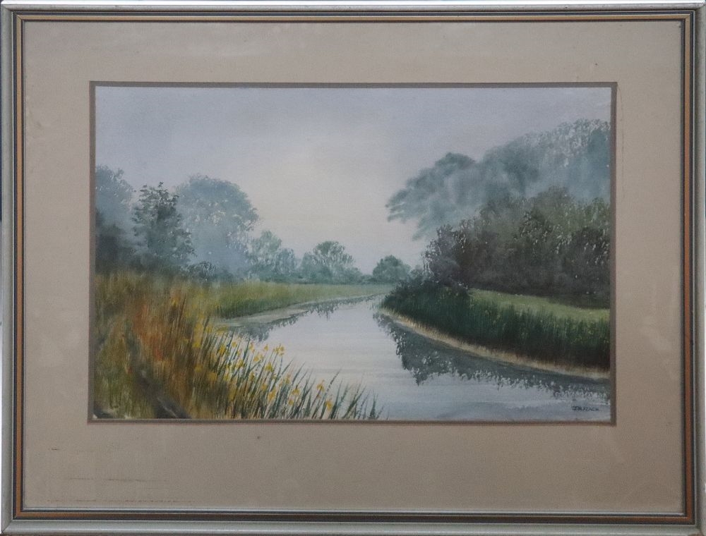 James Hall Flack | SUMMER MORNING ON THE ROYAL CANAL | MutualArt