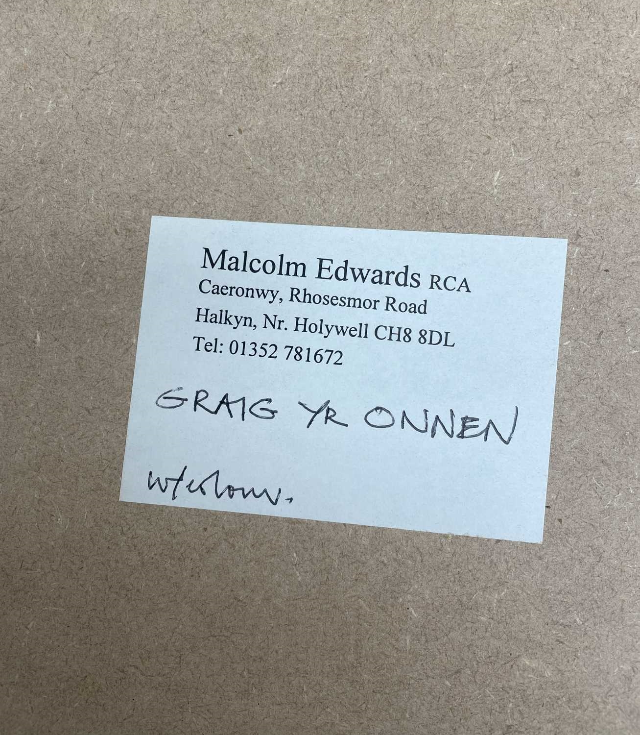 Malcolm Edwards | ‡ MALCOLM EDWARDS (Welsh b.1934) watercolour ...