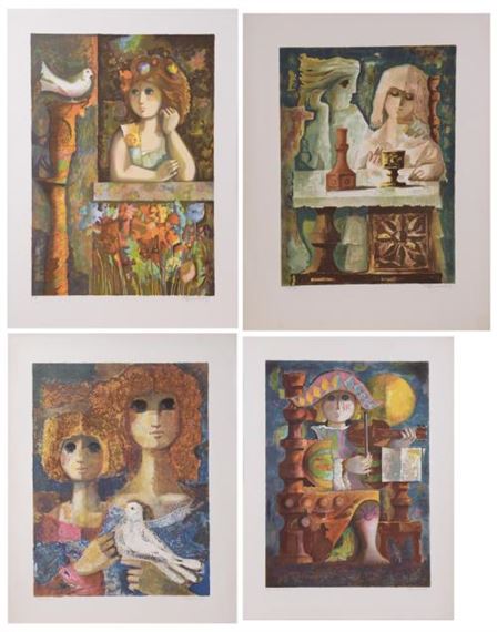 Jordi Pla Domenech | JORDI PLA I DOMÈNECH (1917-1997). Set of 4 lithographs | MutualArt