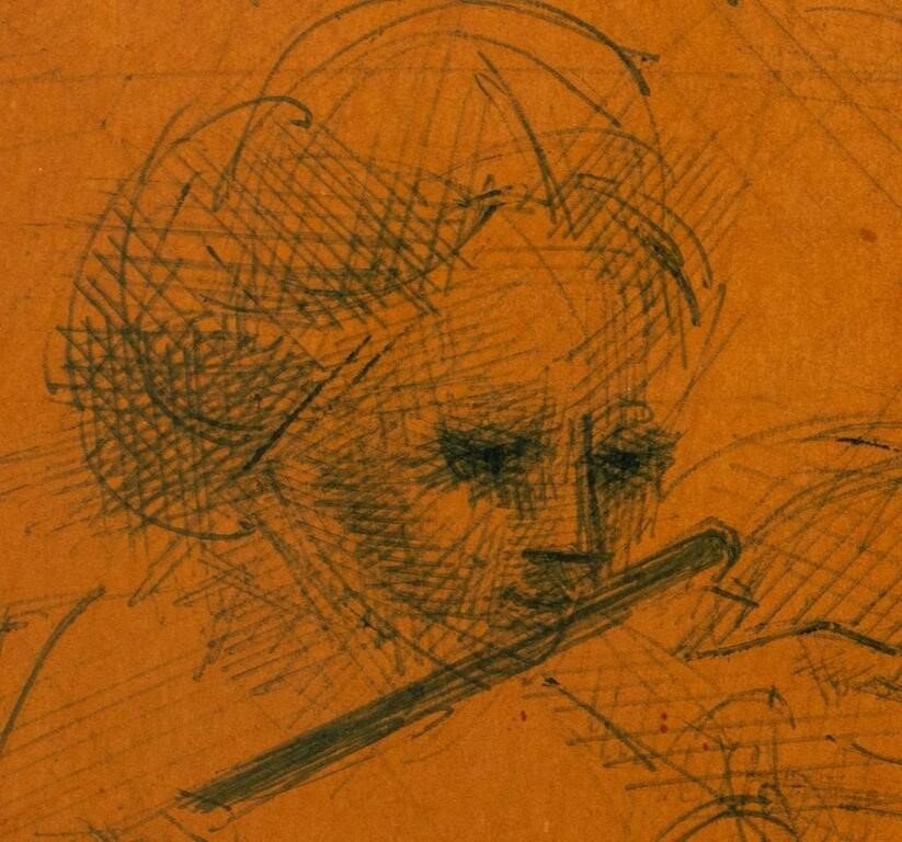 Leonardo da Vinci | Leonardo da Vinci Style Study Ink on Paper | MutualArt