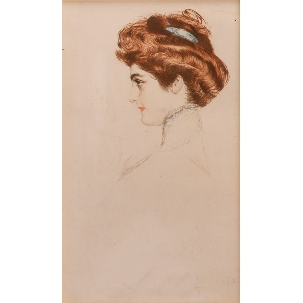Paul César Helleu | Portrait of Ellen Helleu, the artist's daughter ...