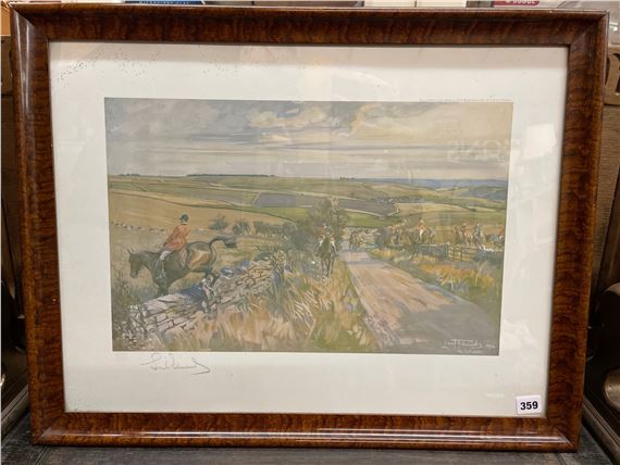 Lionel Edwards | SIGNED LITHOGRAPHIC PRINT BY LIONEL EDWARDS HUNTING ...