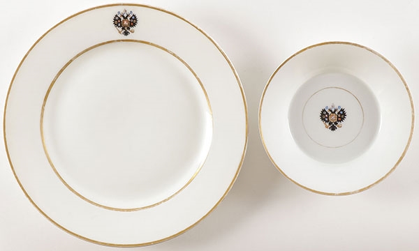 Alexander Iii | TWO IMPERIAL RUSSIAN GATCHINA SERVICE PLATES (1910 ...