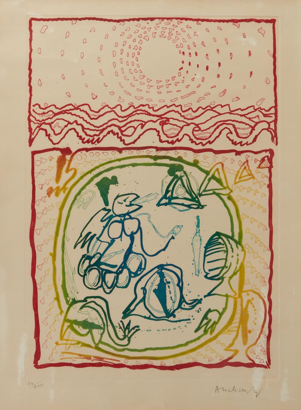 Pierre Alechinsky | L'or sans feuille | MutualArt