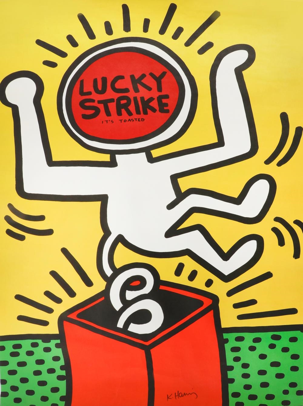 Keith Haring | Pop Shop III: One Plate (Littmann p. 145) (1989) | MutualArt