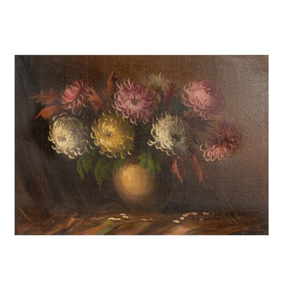 Josefa Garcia Greno | Still Life with Chrysanthemums | MutualArt