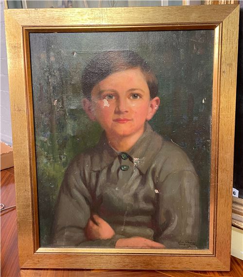 George Phoenix | A PORTRAIT STUDY OF A BOY WITH FOLDED ARMS (22 ...