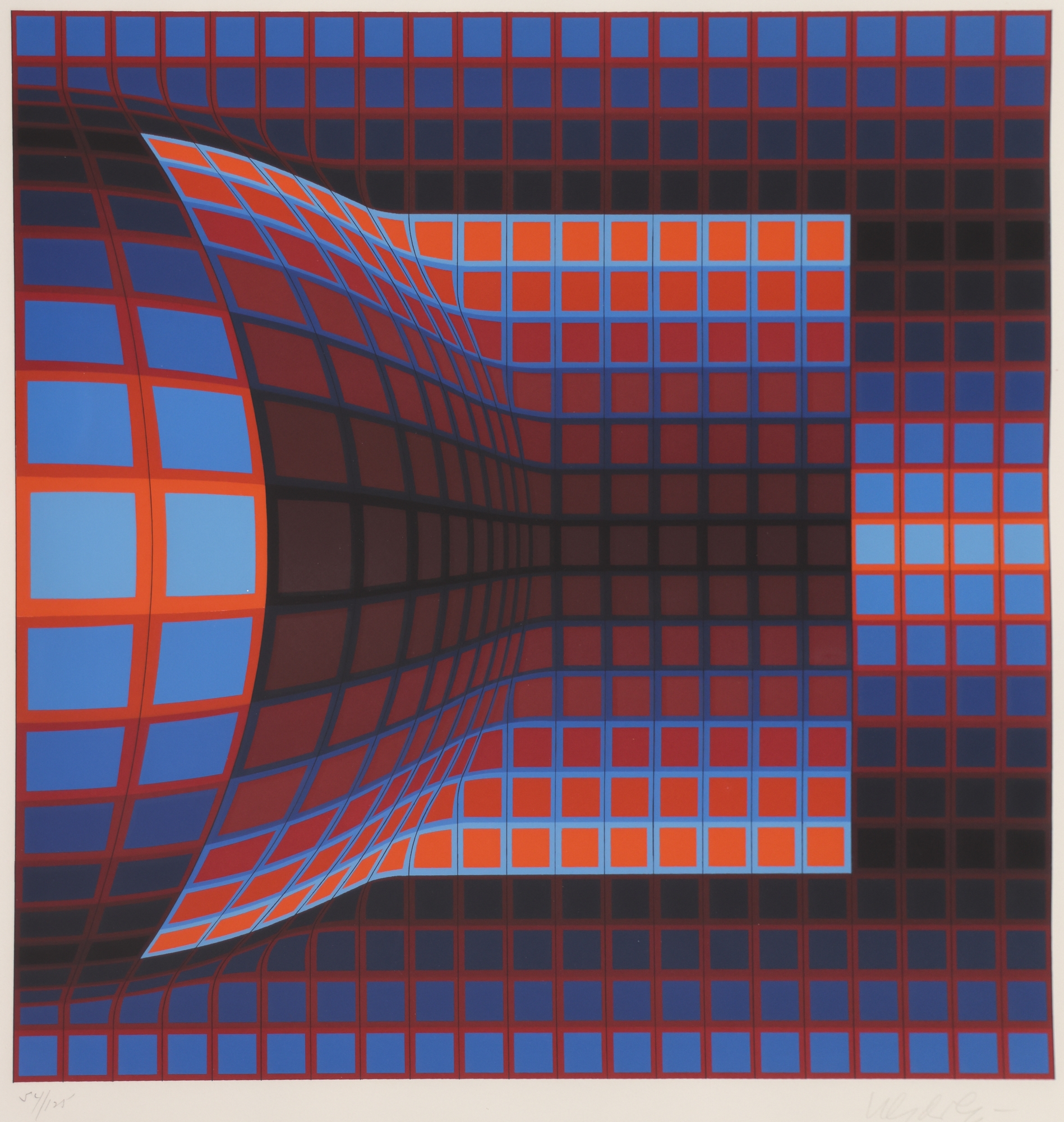 Victor Vasarely | [Untitled]: Two screenprints; and One etching (Circa ...