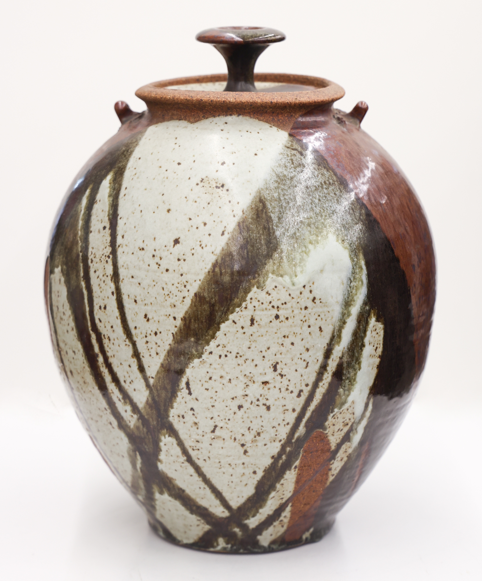 David Shaner | David Shaner Large Archie Bray Jar Stoneware | MutualArt