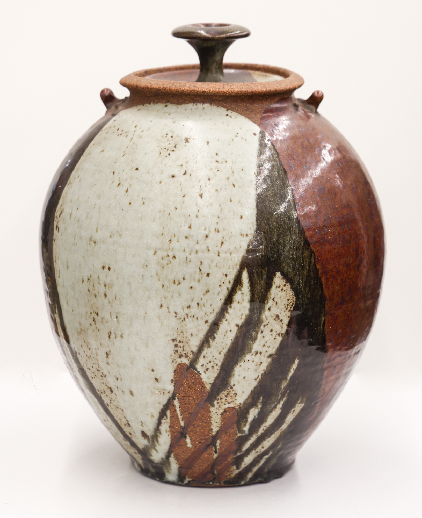David Shaner | David Shaner Large Archie Bray Jar Stoneware | MutualArt