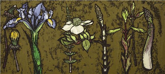 Richard Gilkey | Richard Gilkey ''Flowers and Asparagus'' | MutualArt