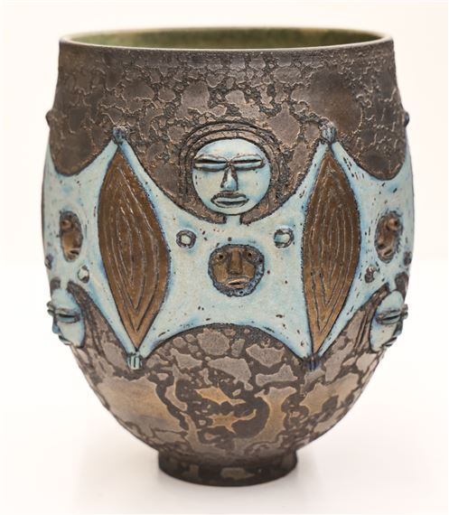 Edwin & Mary Scheier | Mary & Edwin Scheier Black Volcanic Vessel ...