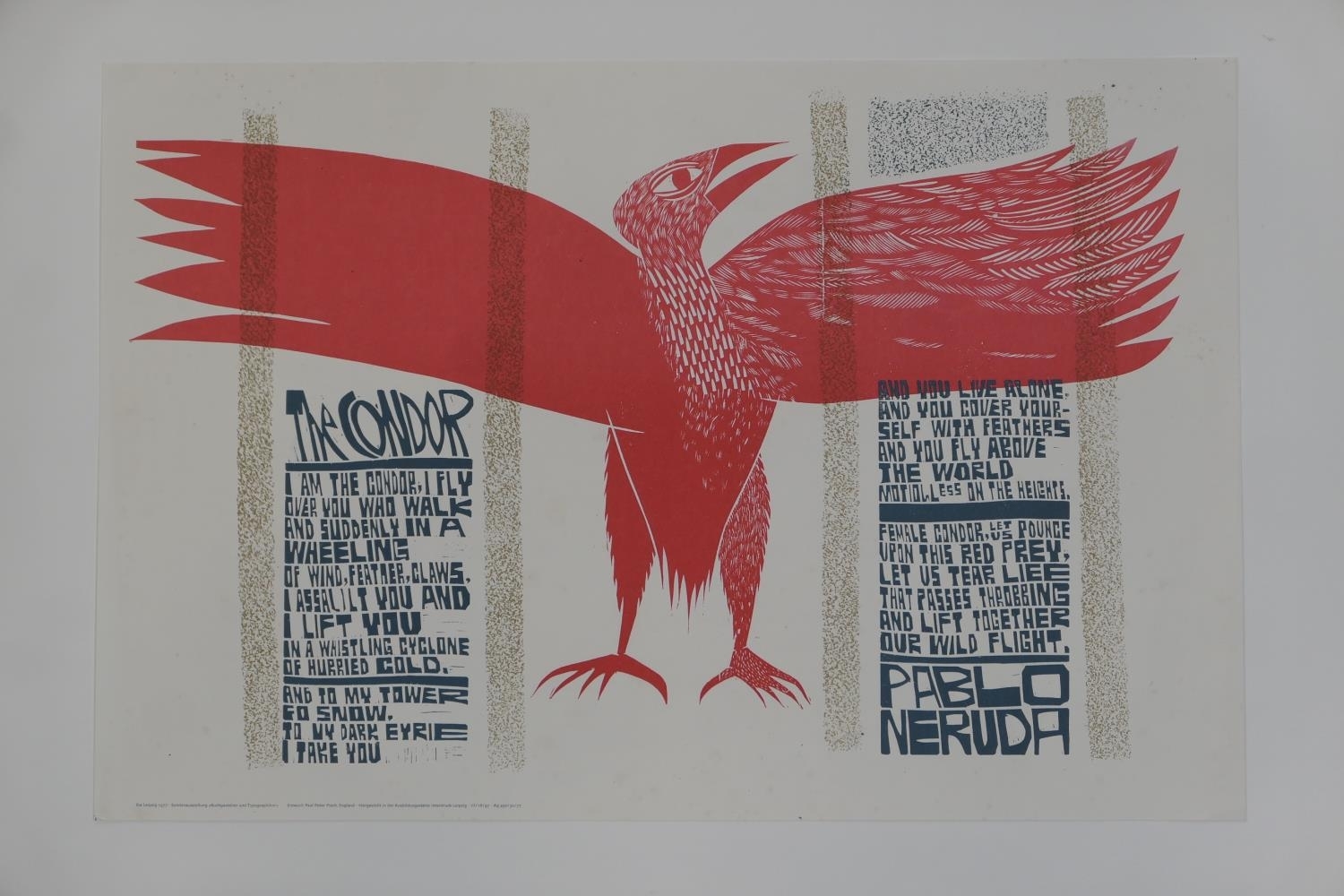 Paul Peter Piech | The Condor, poem by Pablo Neruda | MutualArt