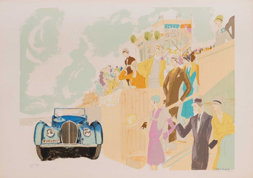 Daniel Lieber | - Car racing - Set of two - | MutualArt