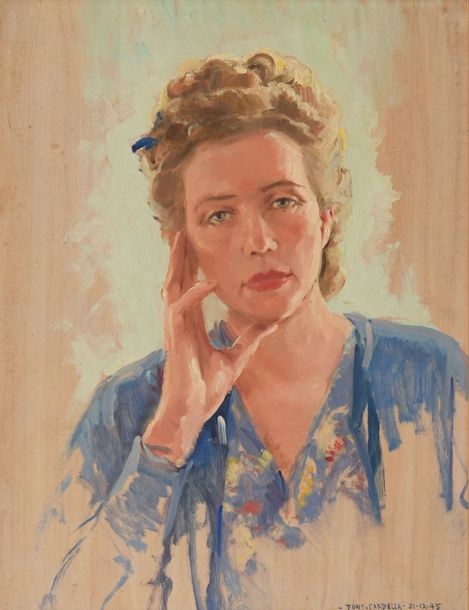 Tony Cardella | Portrait of Madame Cardella (1945) | MutualArt
