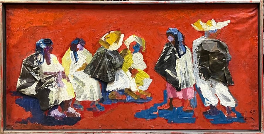 Rene Brochard | Market of Papantla (1963) | MutualArt