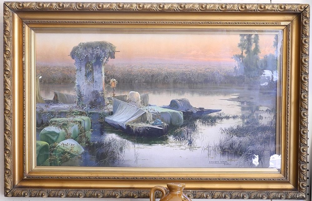 Enrique Serra y Auque | Tomb Monument at the Pontine Marshes | MutualArt