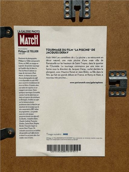 Philippe Le Tellier | Tournage du film La Piscine de Jacques Deray ...