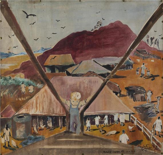 Elizabeth Durack | Climbing to the Lookout, Michael at Ivanhoe Station ...