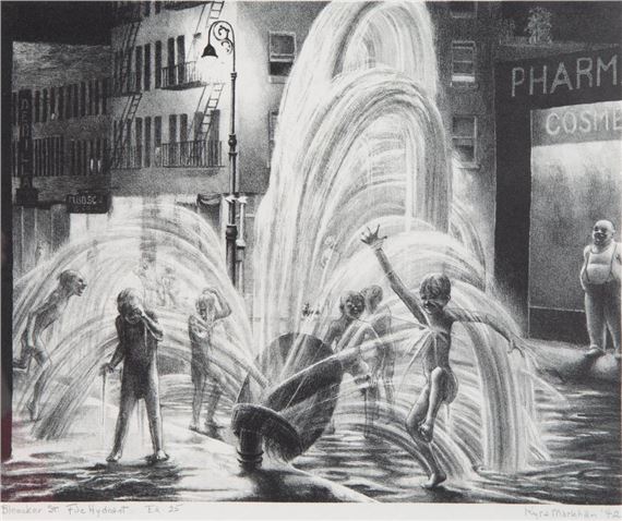 Kyra Markham | Bleecker Street, Fire Hydrant (1942) | MutualArt