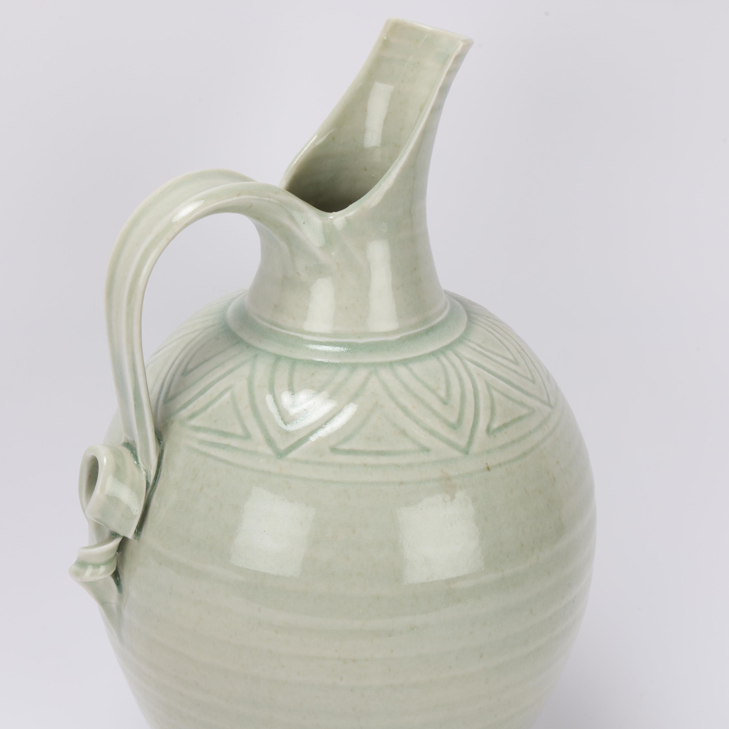Bridget Drakeford | studio pottery porcelain jug | MutualArt
