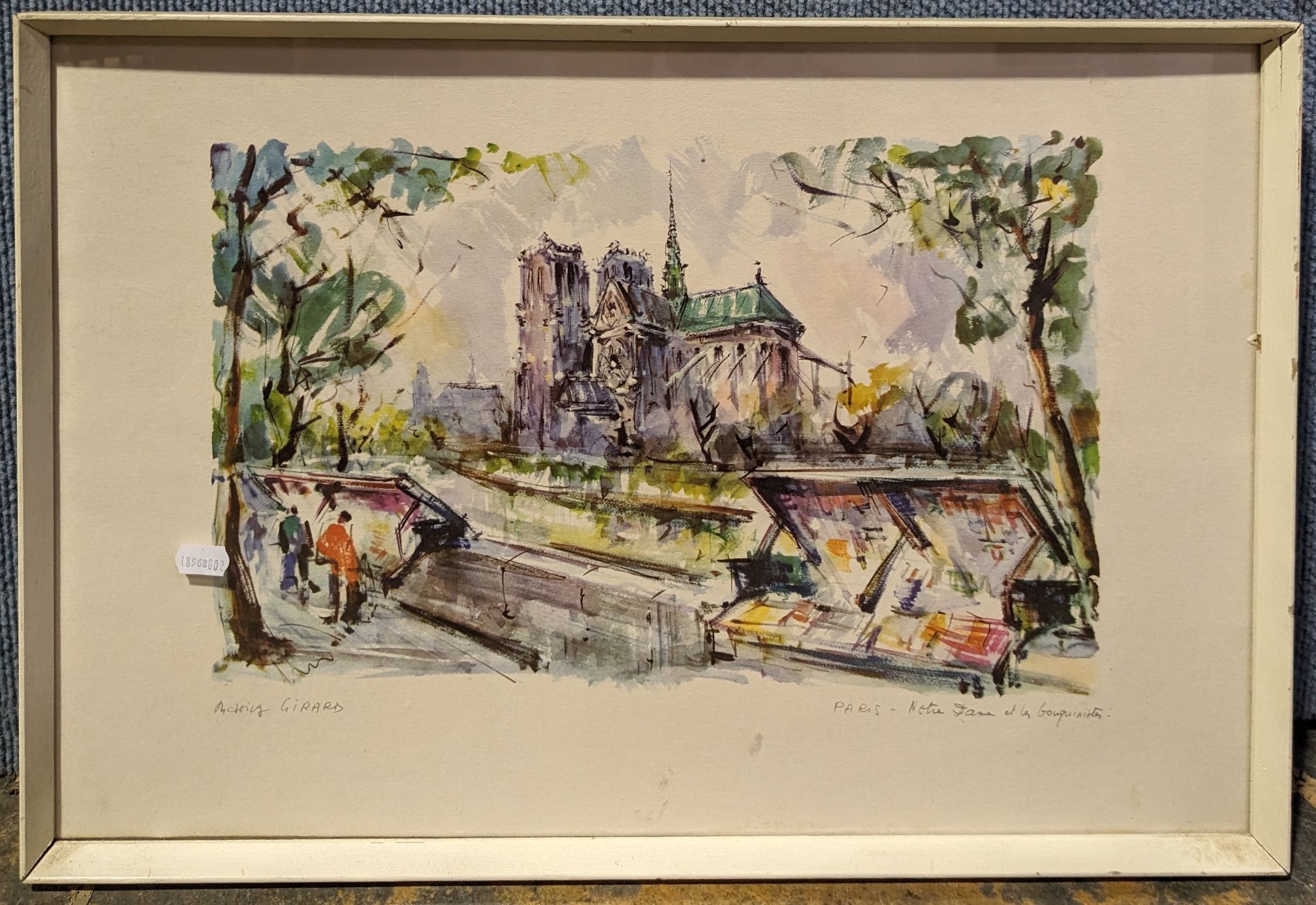 Marius Girard | Paris - Notre dame et la Bouquinistes | MutualArt