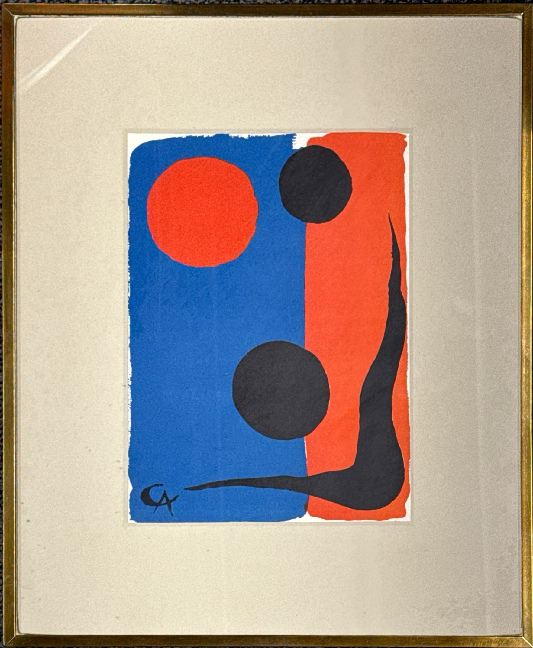Alexander Calder | Two framed lithographs (Circa 1969) | MutualArt