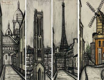 Bernard Buffet | from PARAVENT (1967) | MutualArt