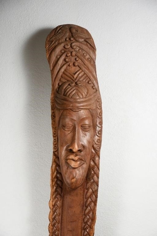 Roger Francois | LARGE ROGER FRANCOIS HAITIAN CARVING | MutualArt