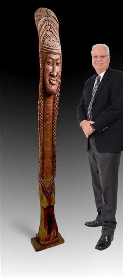 Roger Francois | LARGE ROGER FRANCOIS HAITIAN CARVING | MutualArt