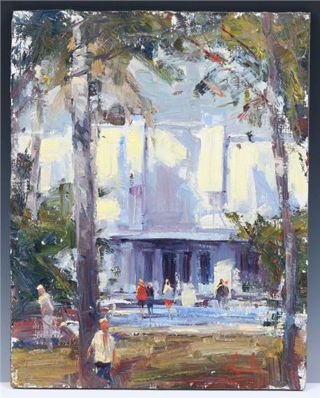 George Van Hook | GEORGE VAN HOOK JUPITER ART COLONY PAINTING | MutualArt