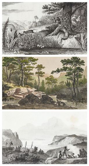 Victor Danvin | Port du Roi Georges, Vue de Torrent de Glen Brook Creek ...