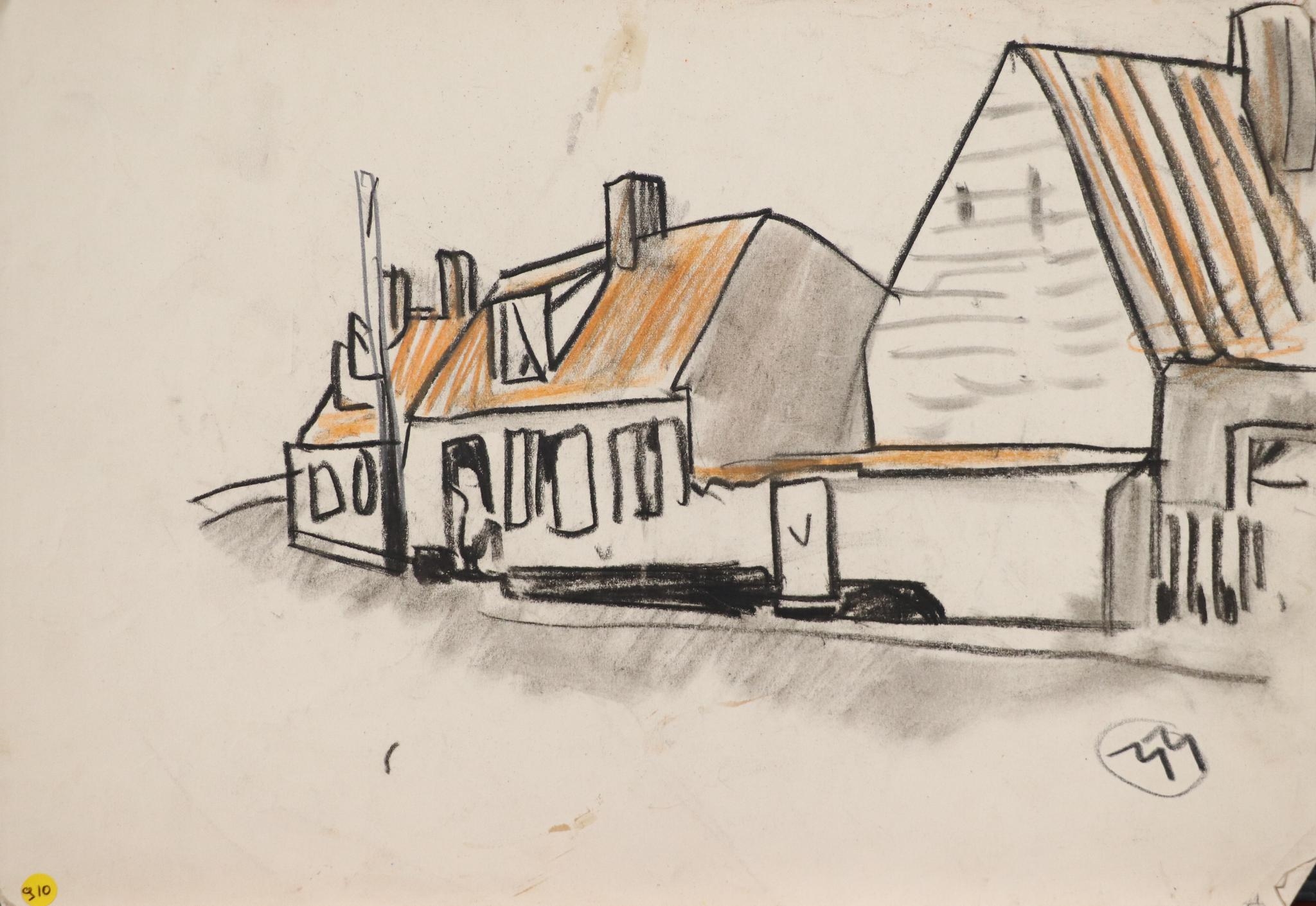 Mathurin Méheut | Boulogne, les toits ocres | MutualArt