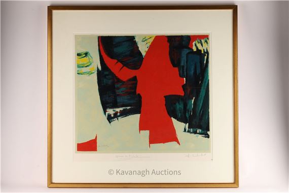 James Williamson Galloway MacDonald | Jock MacDonald Serigraph Abstract ...