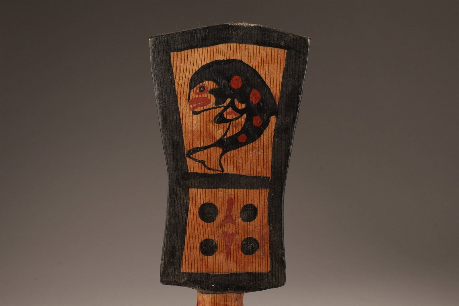 Simon Charlie | Salish Rattle Simon Charlie Northwest Coast B.C | MutualArt