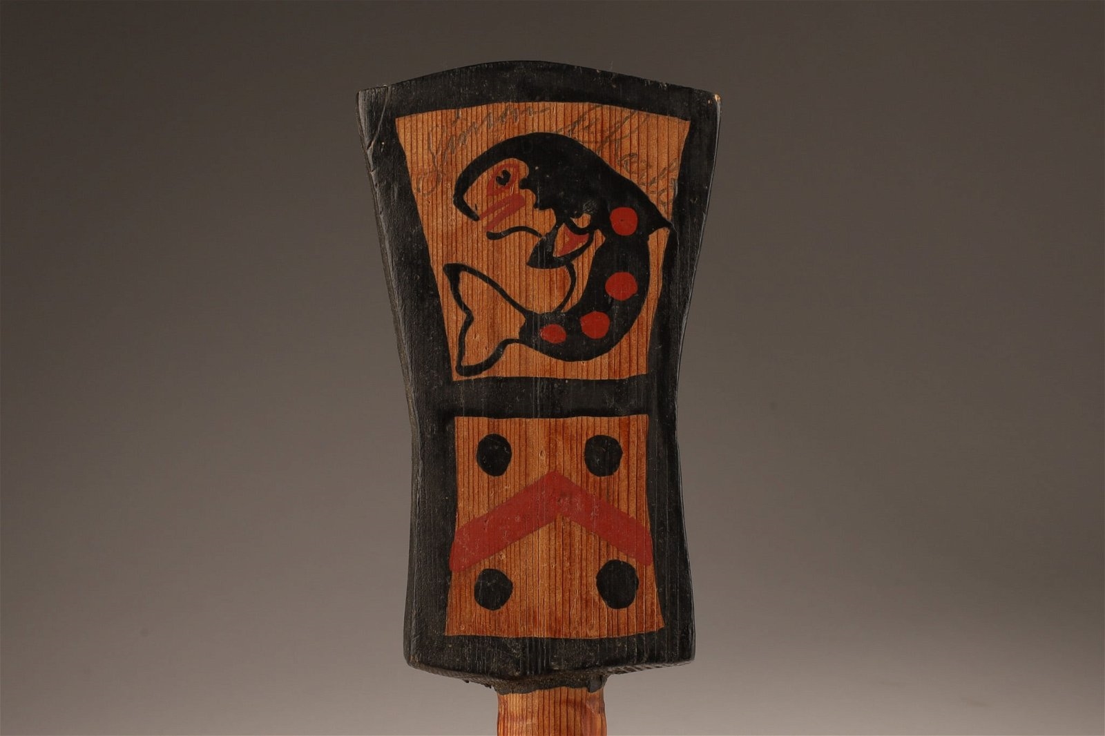 Simon Charlie | Salish Rattle Simon Charlie Northwest Coast B.C | MutualArt