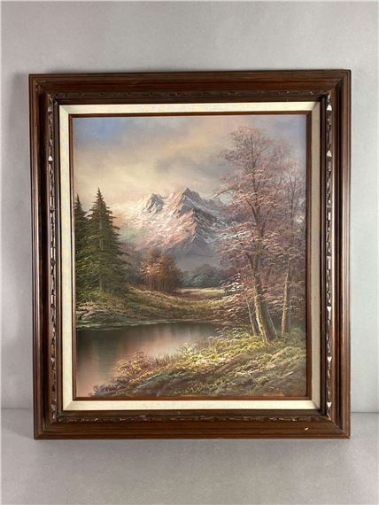 John L. Harding | John L. Harding Landscape Oil Painting on Canvas ...