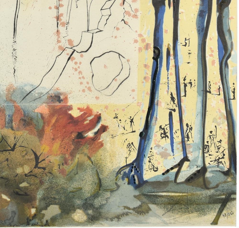 Salvador Dalí | Salvador Dali Moses Monotheism Etching/Lithograph ...