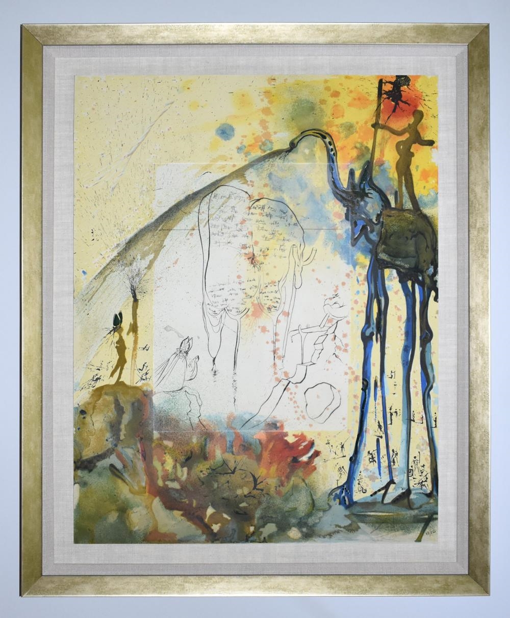 Salvador Dalí | Salvador Dali Moses Monotheism Etching/Lithograph ...