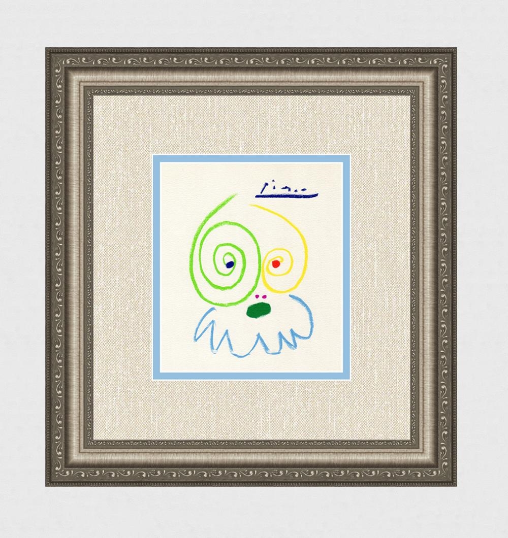 Pablo Picasso | After Pablo Picasso 1968 Color Lithograph FACES Signed ...