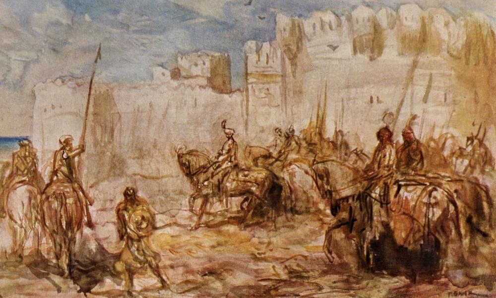 Marius Bauer | Cavalry (1909) | MutualArt