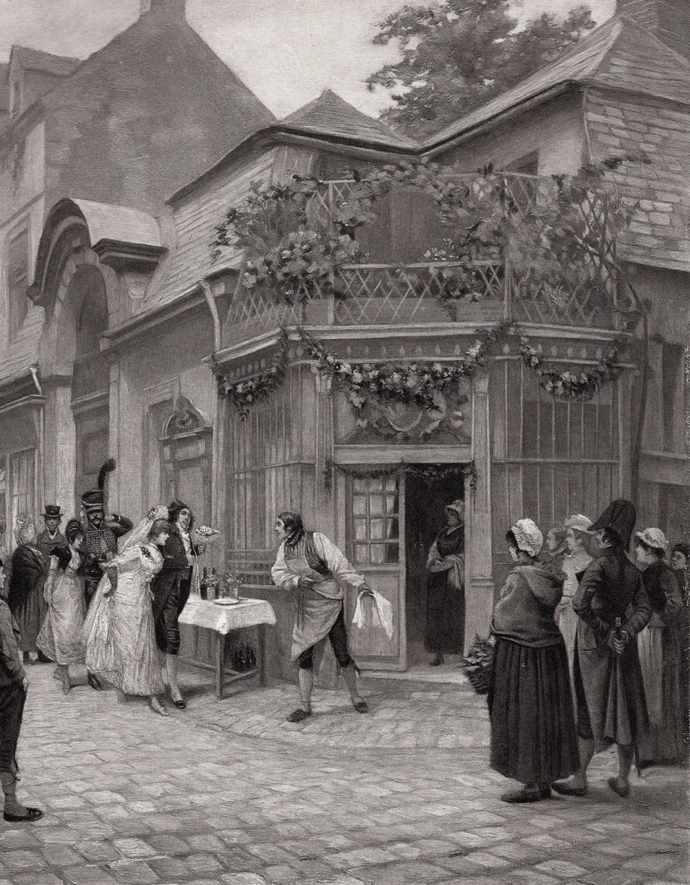 Georges Jules Auguste‏ Cain | A Marriage under the Directory (Circa 1890) | MutualArt