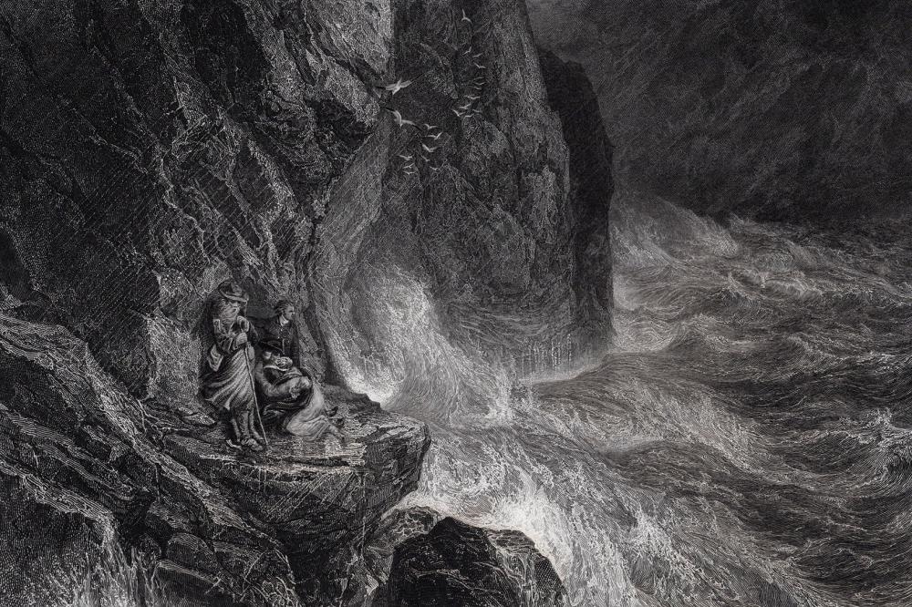 Sam Bough | SAMUEL BOUGH SIGNED 1800s Engraving Shelter from the the ...