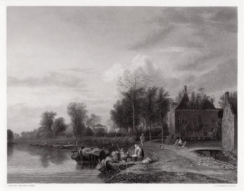 Jan van der Heyden | Delft, a view of the Oude Delft and the ...